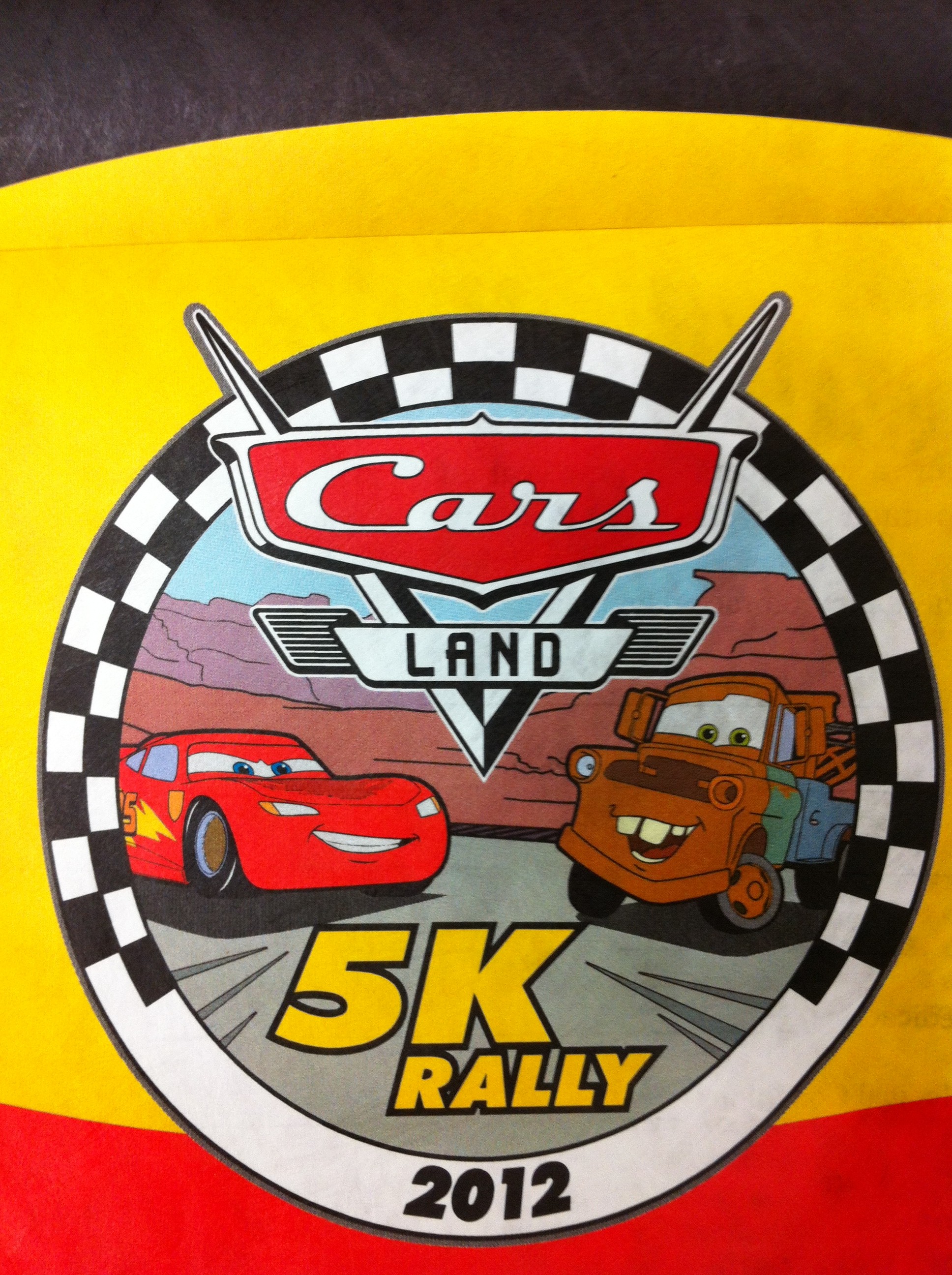 Ran the 2012 Cars Land 5K Road Rally at Disneyland | RunningTALL.net